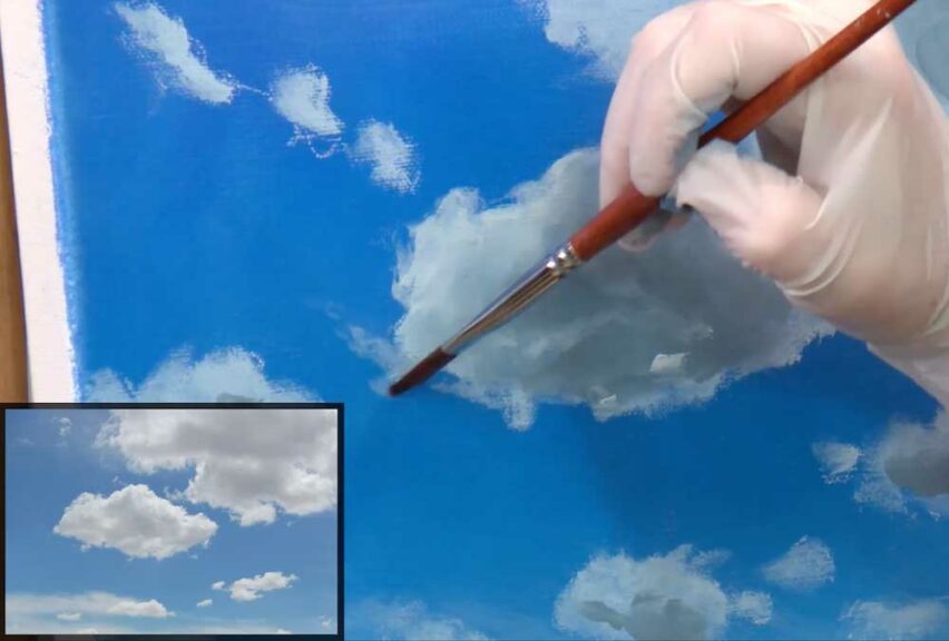 Creating Dynamic Clouds with Oil Paint | Artist's Academy