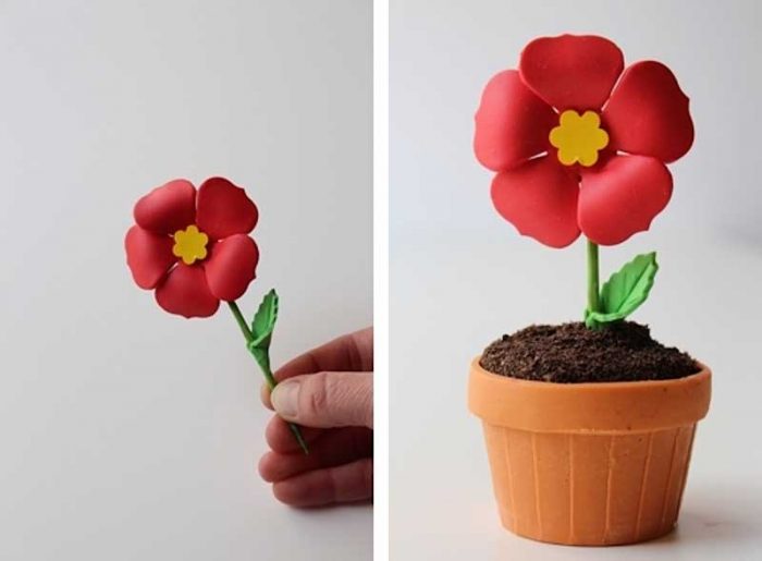 Grow Your Own Mini Flower Pot Cakes | Creative Cake Design