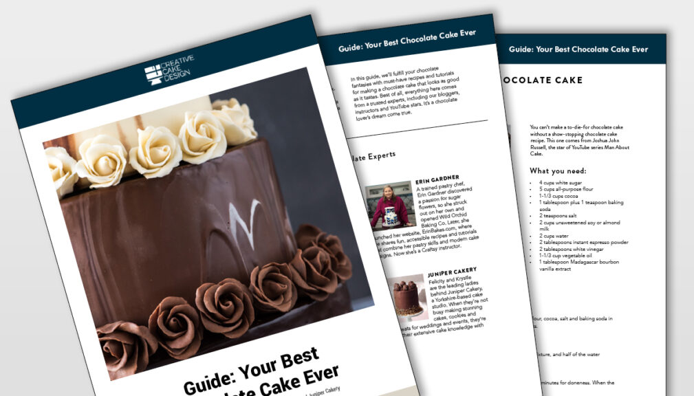 Guide: Your Best Chocolate Cake Ever | CCD | www.creativecakedesign.com