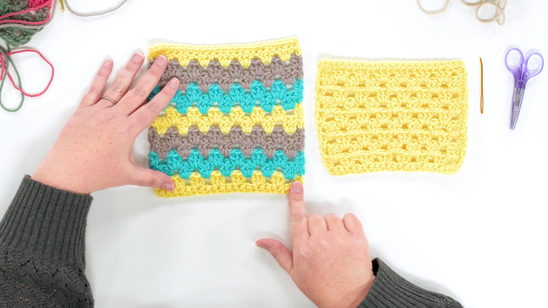 Granny Square Stripes | Creative Crochet Corner