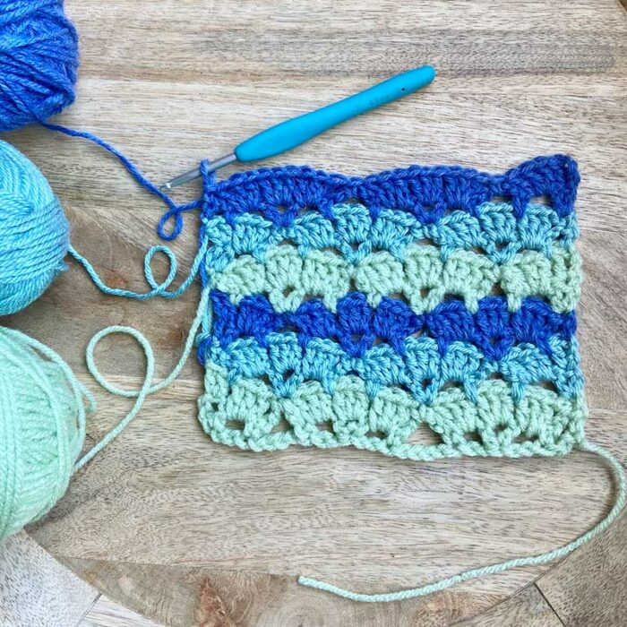 Learn the Granny Scallops Stitch Pattern | Creative Crochet Corner