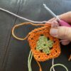Granny Square Color Change Tip: Reduce Yarn Tails by Half! | Creative ...