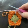 Granny Square Color Change Tip: Reduce Yarn Tails by Half! | Creative ...