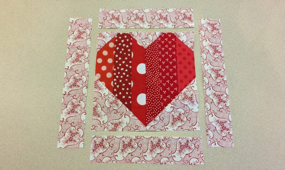 Quick Heart Quilt Block Tutorial on Bluprint! | Craftsy