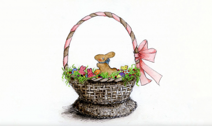 How to Draw and Paint a Treat-Filled Easter Basket | Craftsy