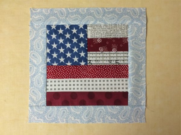 Flag Quilt Block Tutorial: FREE on Bluprint | Craftsy