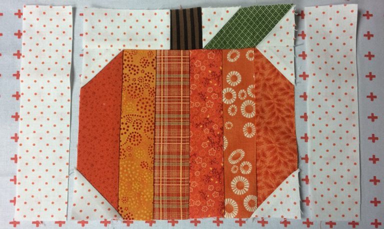 FREE Pumpkin Quilt Block Tutorial | Craftsy
