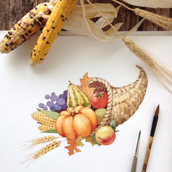 Thanksgiving Art Ideas to Paint from Bluprint! | Craftsy
