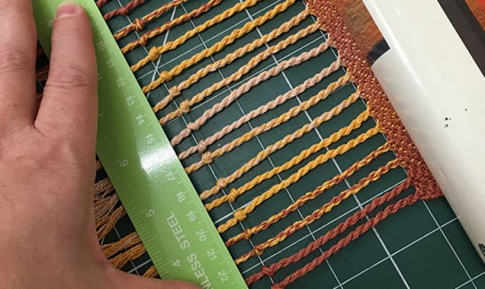 How to Finish a Handwoven Scarf With a Twisted Fringe | Craftsy