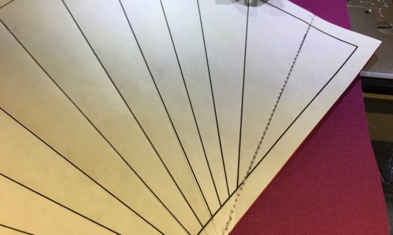 Rainbow Paper-Pieced Mug Rug Pattern | Craftsy