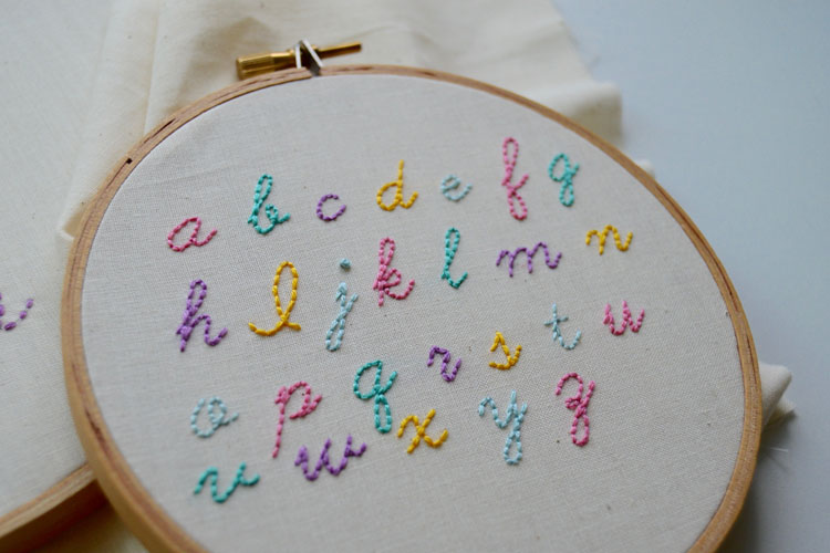 Learn How To Embroider Letters On Bluprint Craftsy