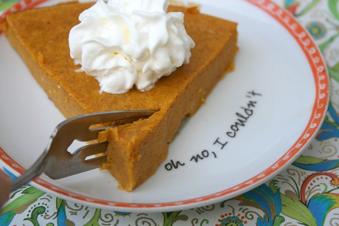 Pumpkin Pie With No Crust Recipe | Craftsy