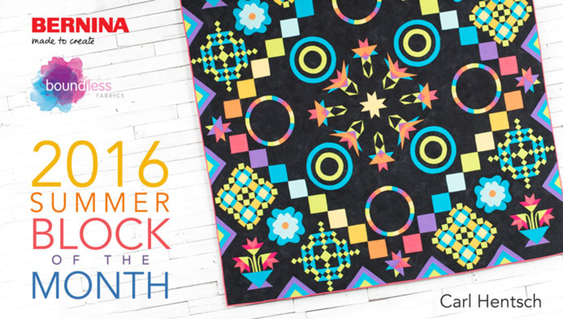 2016 Summer Block of the Month | Craftsy
