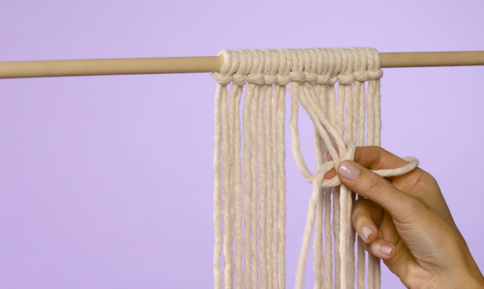 Make This Macrame Wall Hanging With 2 Knots | Craftsy