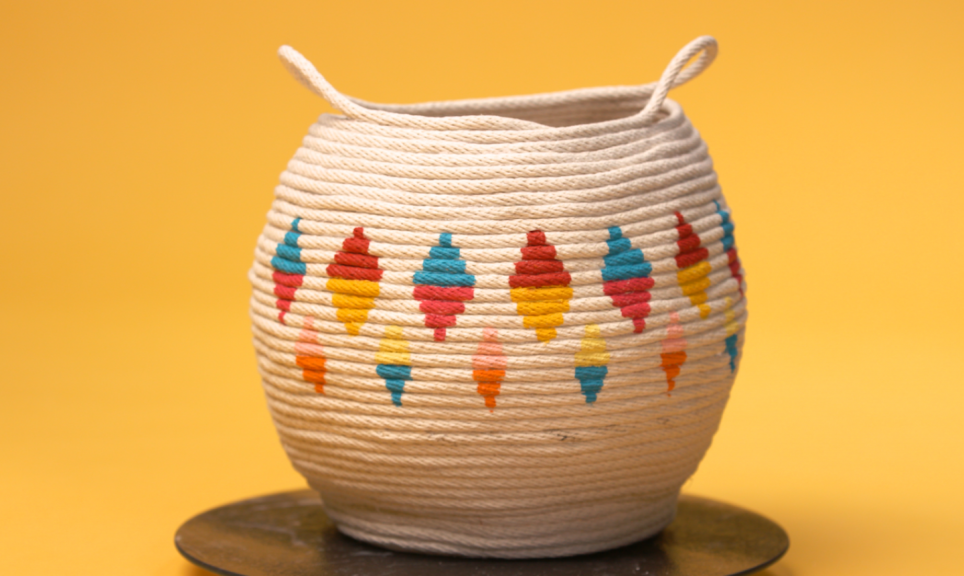 Your Craft Room Is Begging for This DIY Rope Basket | Craftsy