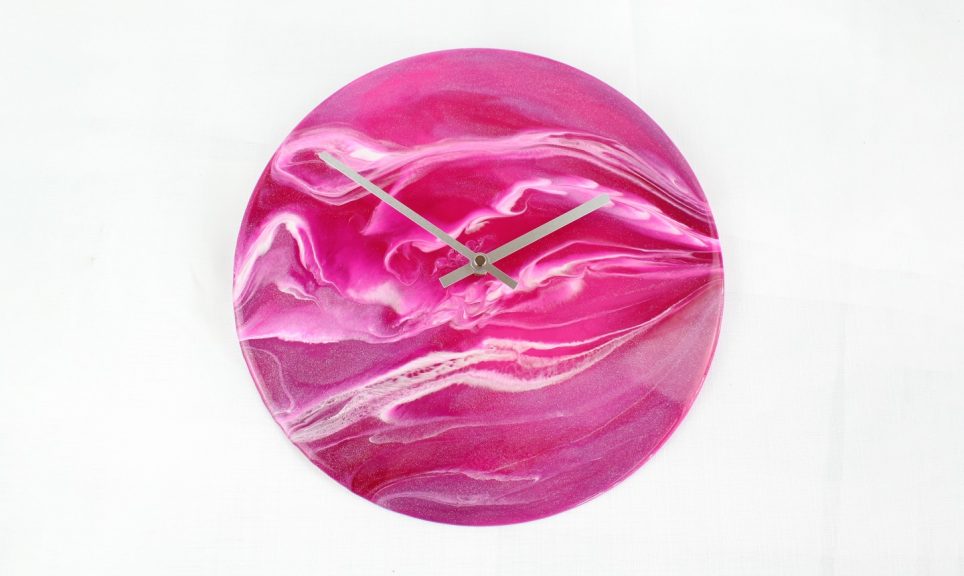 We Love With This Dreamy Resin and Acrylic Clock | Craftsy