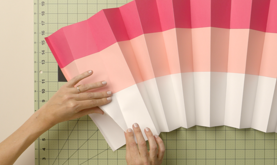 Brighten Your Space With an Ombré Origami Lamp Shade | Craftsy