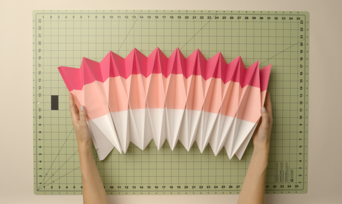 Brighten Your Space With an Ombré Origami Lamp Shade | Craftsy