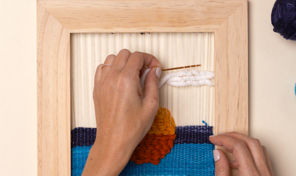 Weave a Sunset for a Gorgeous Piece of Wall Art | Craftsy