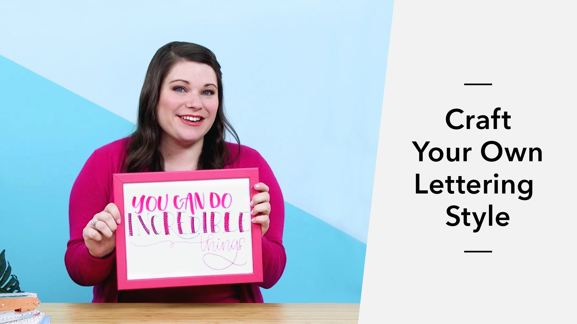 Craft Your Own Lettering Style | Craftsy