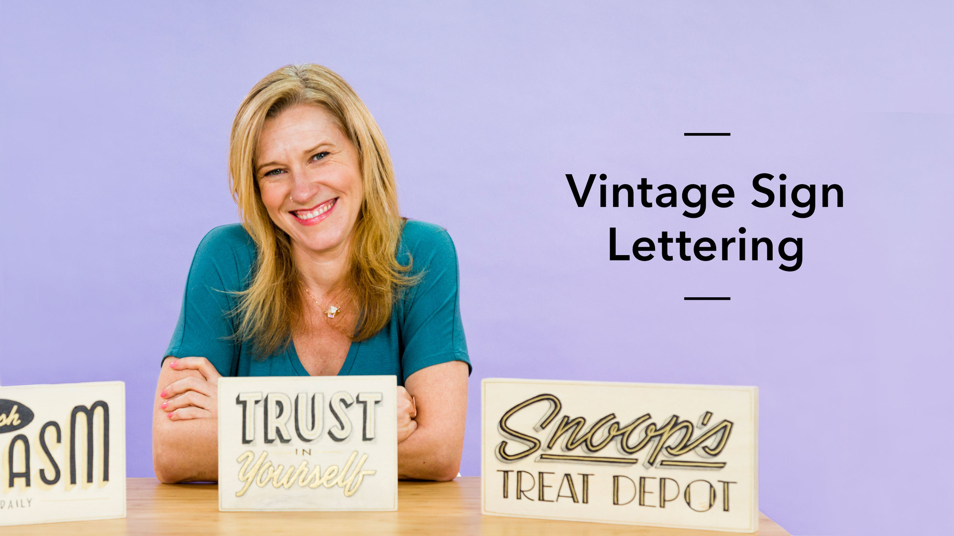 Vintage Sign Lettering | Craftsy
