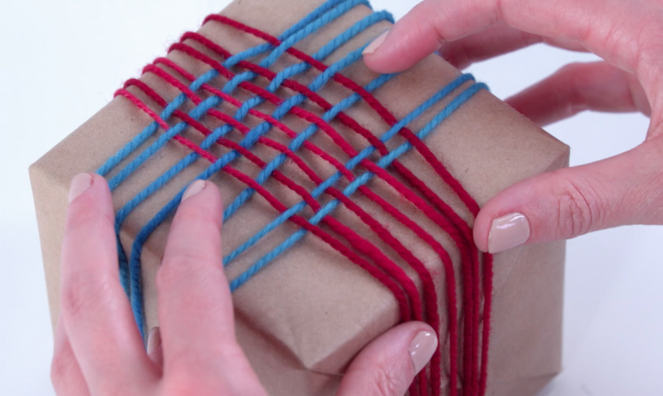 Weave Yarn Wrap for Your Holiday Presents | Craftsy