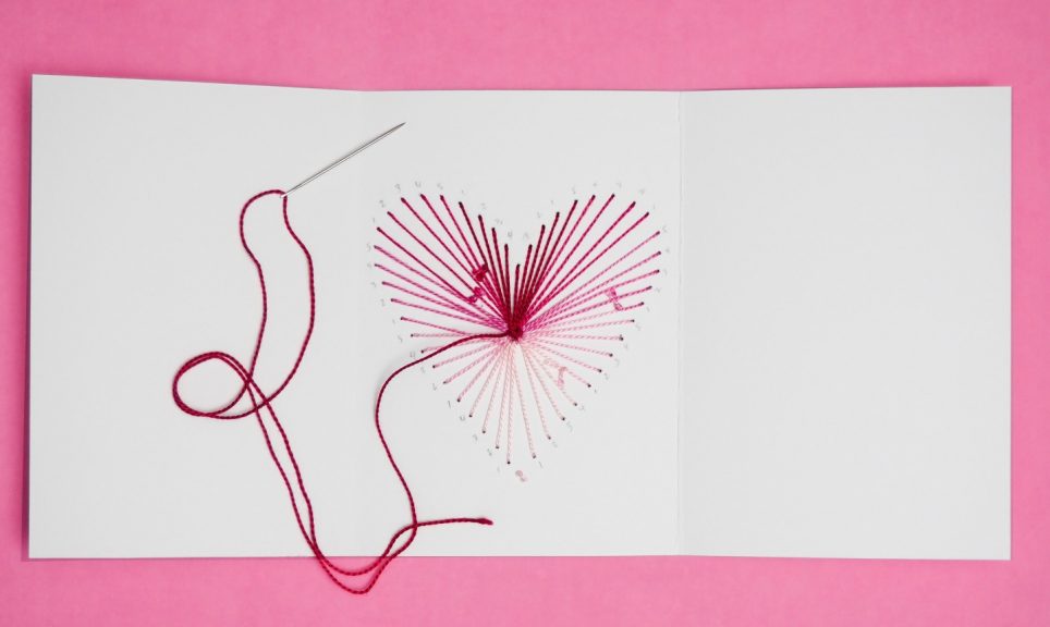 Ombré Your Way to the Cutest Embroidered Card | Craftsy