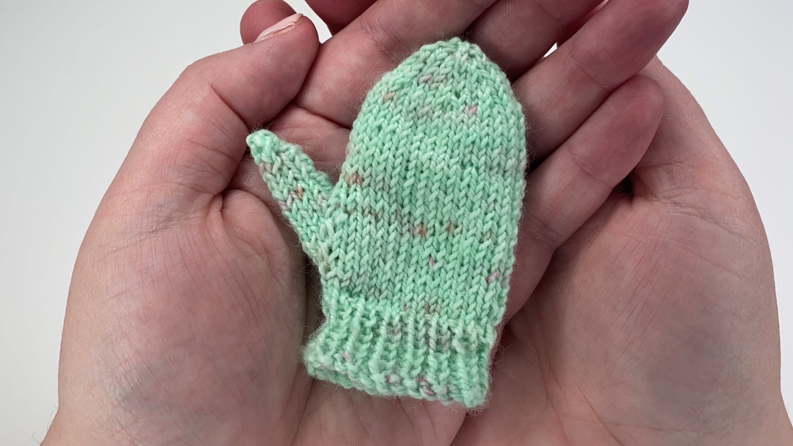 Mini Knitted Mittens Ornament | Craftsy