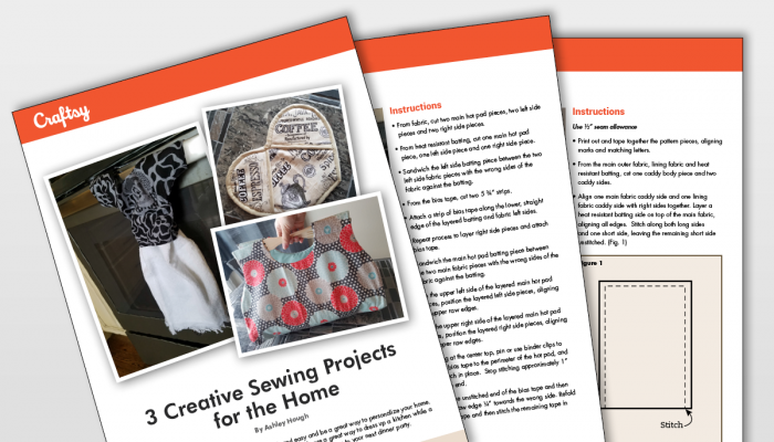 3 Creative Sewing Projects for Home Pattern | Craftsy