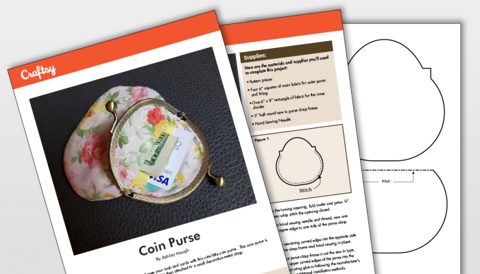 Coin Purse Pattern | Craftsy | www.craftsy.com