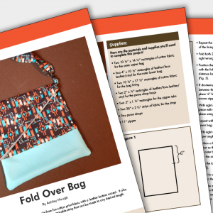 Fold Over Bag Pattern | Craftsy