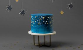 Star-Crossed Bakers: How to Make a Dreamy Constellation Cake | Craftsy