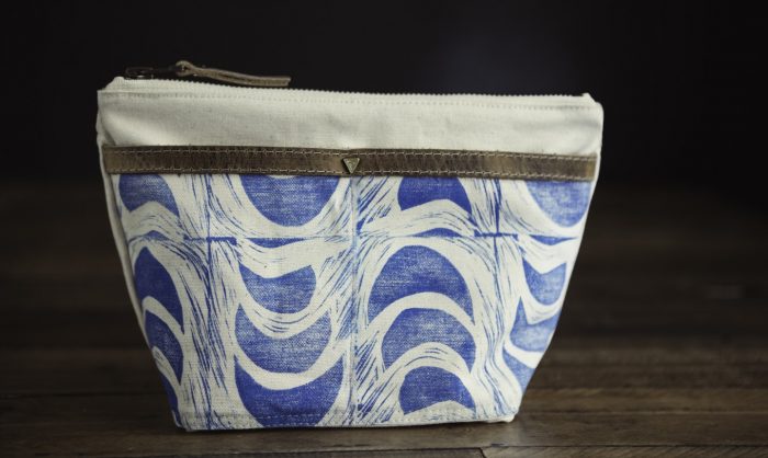 This Block Printed Zipper Pouch is Your New Bag | Craftsy