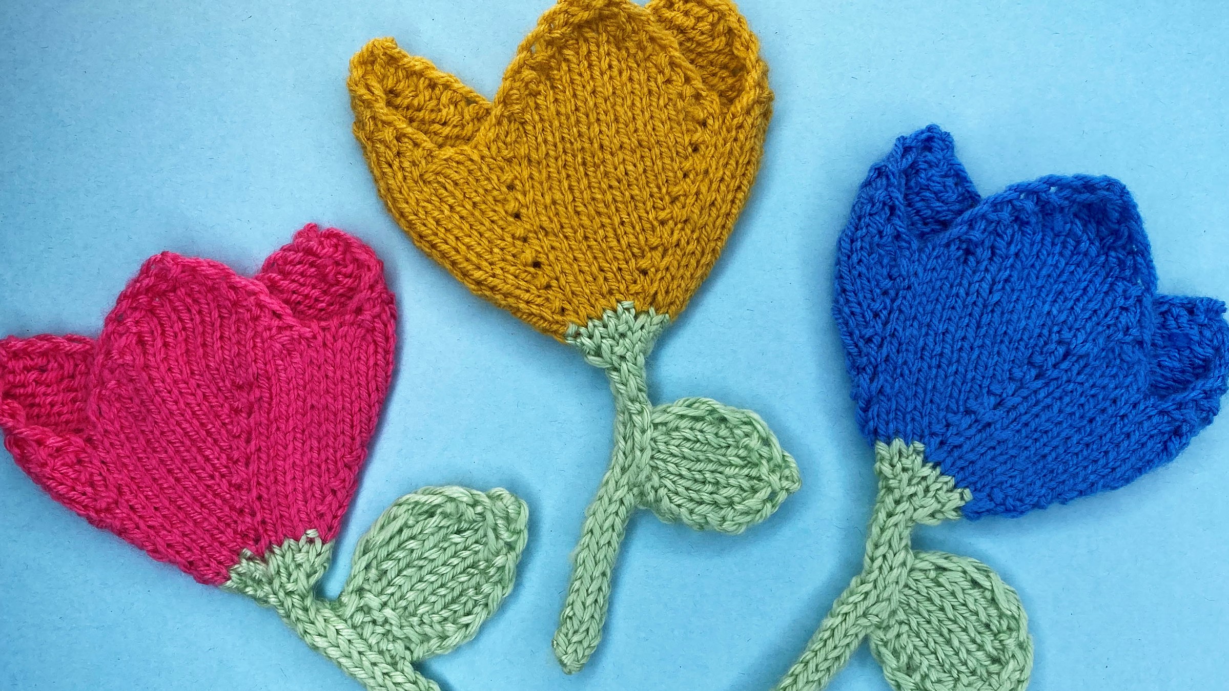 Knitted Spring Tulip | Craftsy