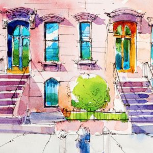 Sketching the City in Pen, Ink & Watercolor (DVD + Streaming) | Craftsy