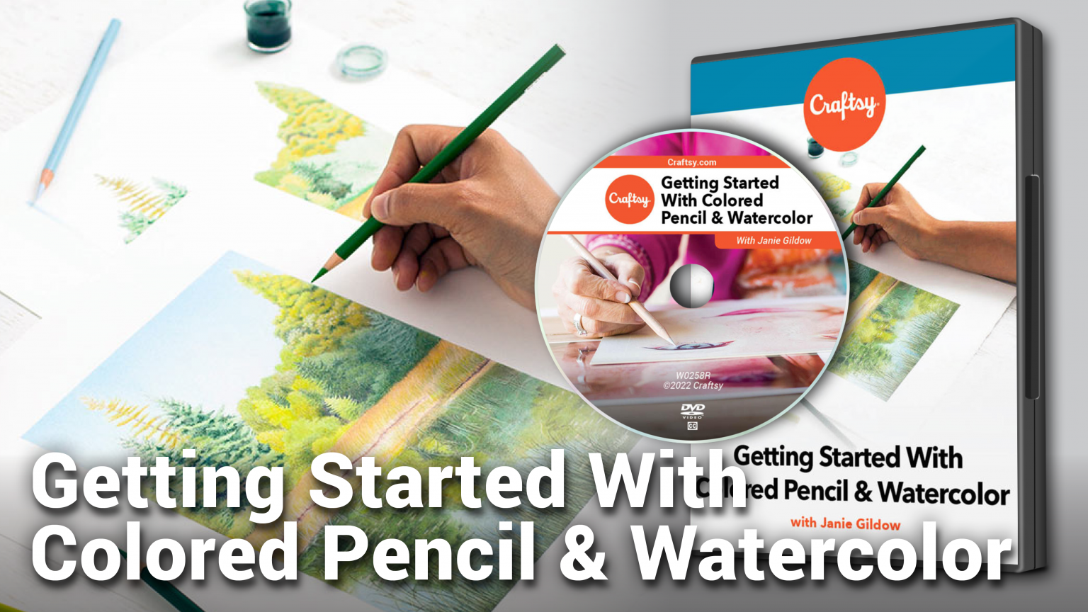 Getting Started With Colored Pencil & Watercolor (DVD + Streaming ... Getting Started With Colored Pencil & Watercolor (DVD + Streaming ...