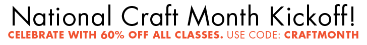 All Classes from Craftsy.com | Get Creative!