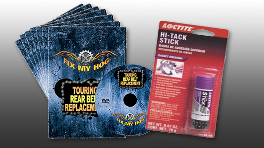 Softail Dyna Maint 7 DVD + Loctite Gasket Dressing Stick