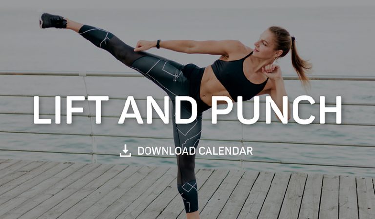 Lift and Punch Calendar | Get Healthy U TV