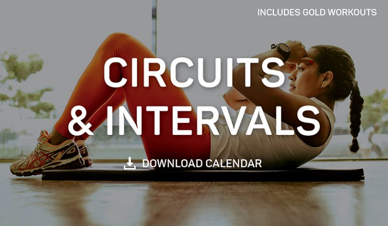 Circuits & Intervals Calendar (Includes GOLD Workouts) | Get Healthy U TV