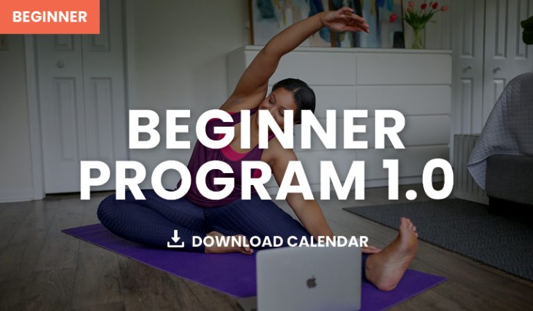Beginner Program 1.0 Calendar | Get Healthy U TV