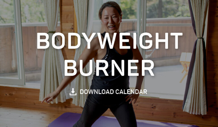 Bodyweight Burner Calendar | Get Healthy U TV