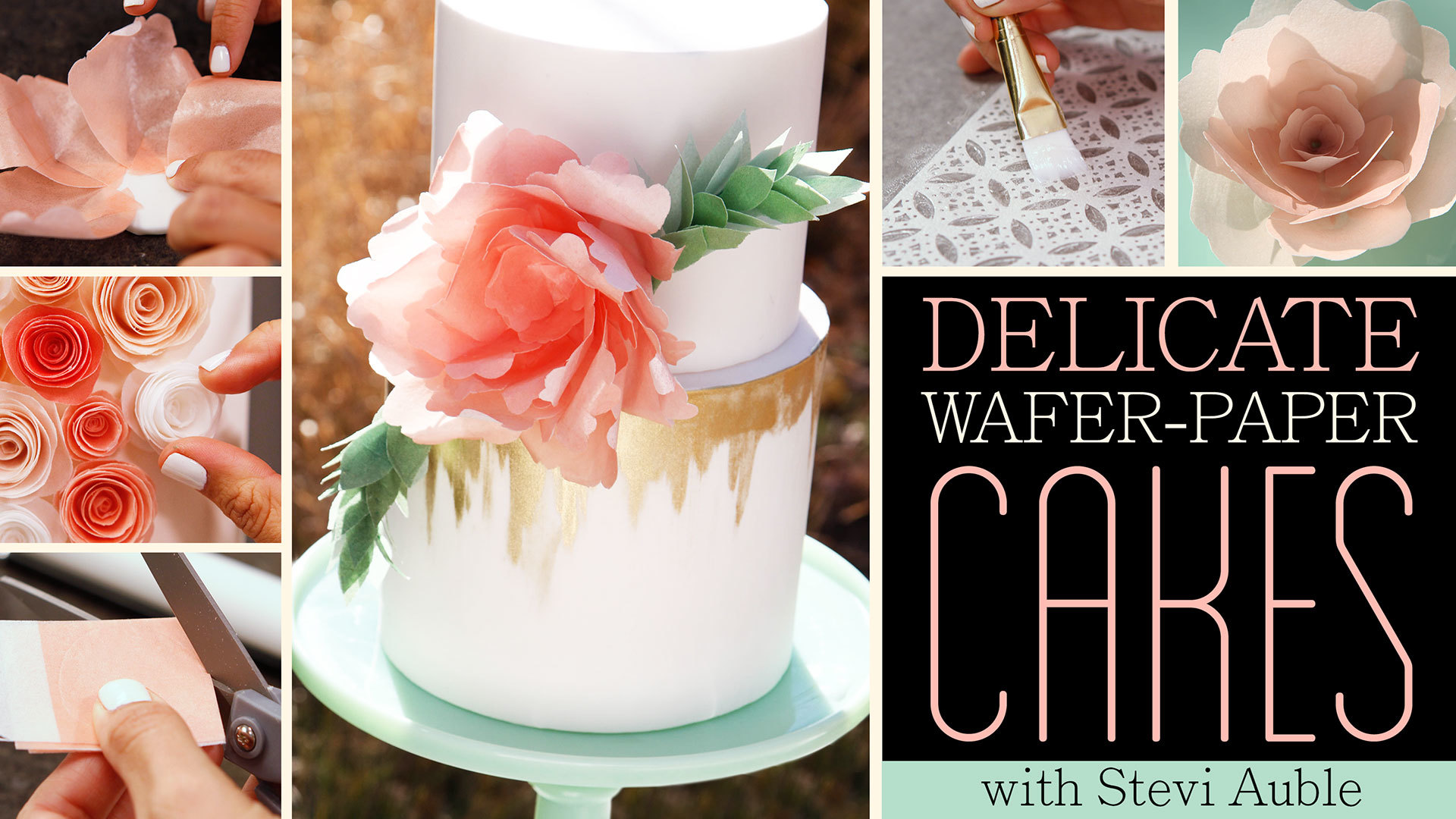 Delicate Wafer-Paper Cakes | Craft And Hobby