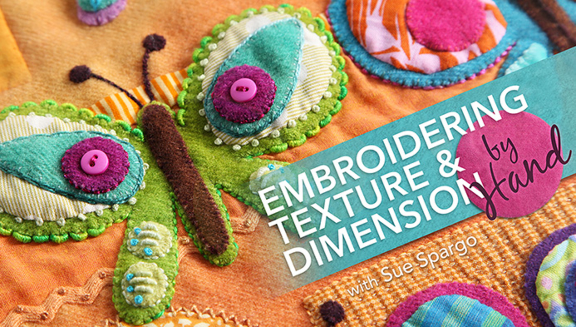 Embroidering Texture & Dimension by Hand | Craft And Hobby