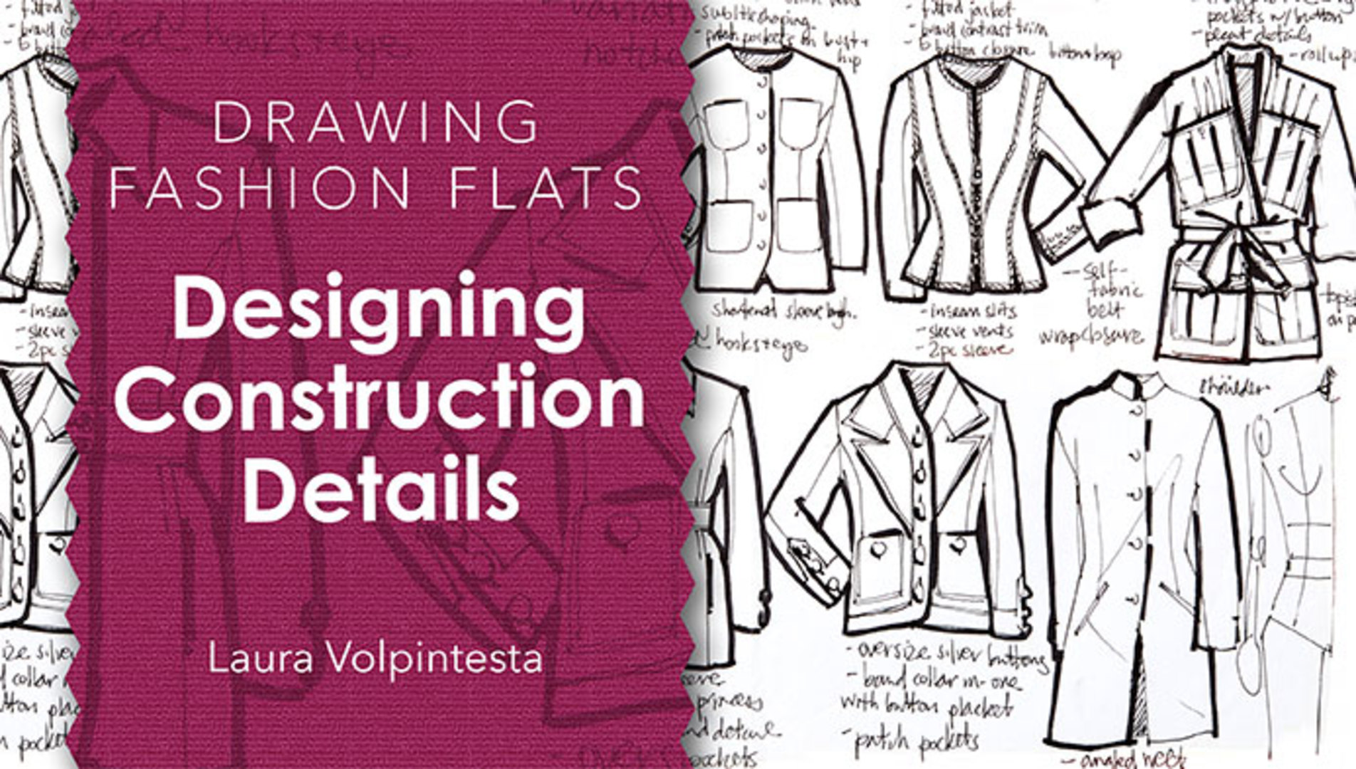 Drawing Fashion Flats: Designing Construction Details | Craft And Hobby