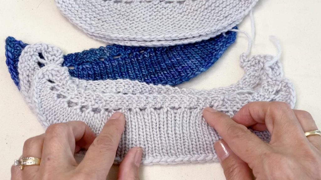 Garter Stitch Three-Wedge Shawl | The Knitting Circle