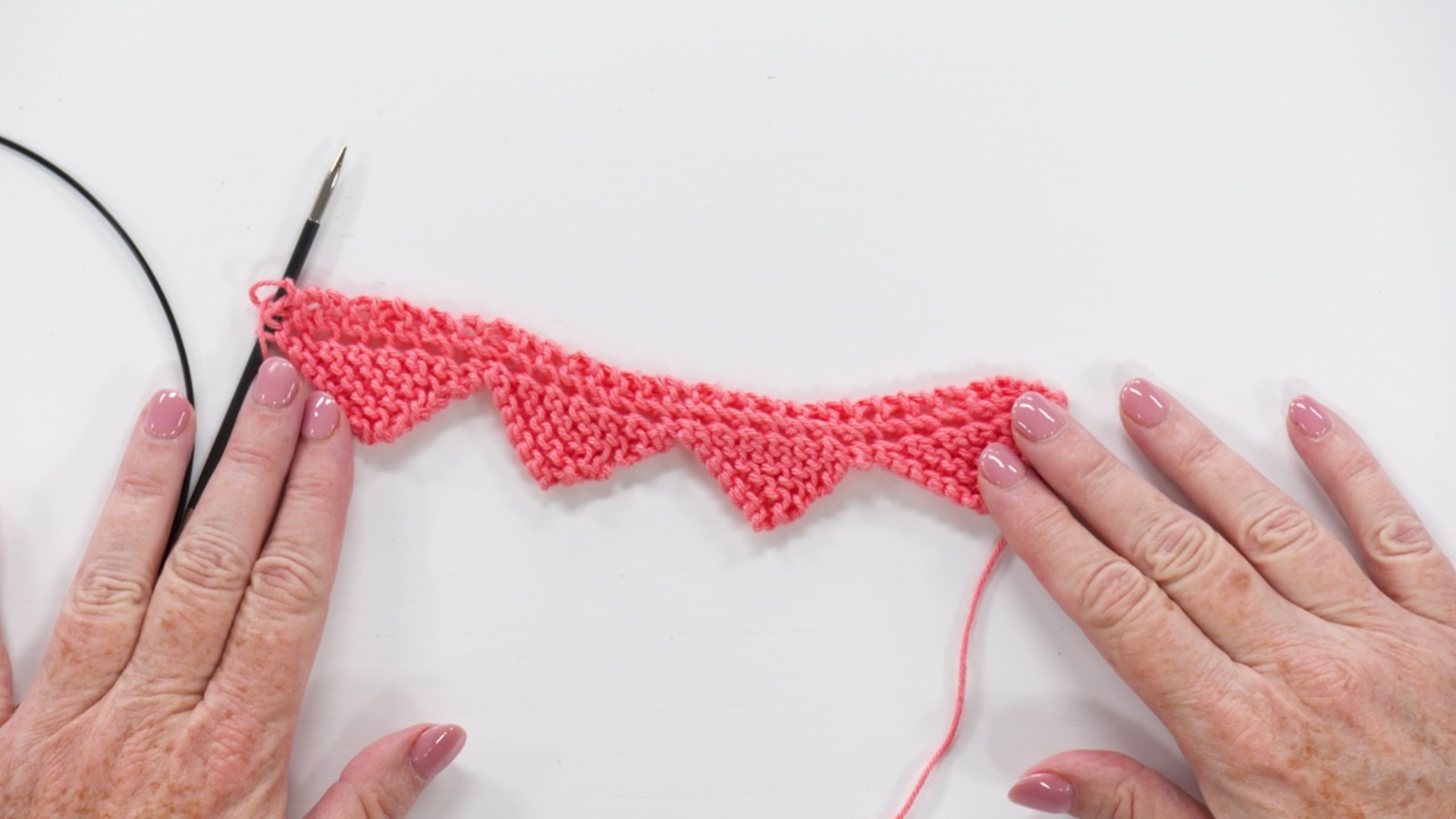 Knit Triangle Edging | The Knitting Circle