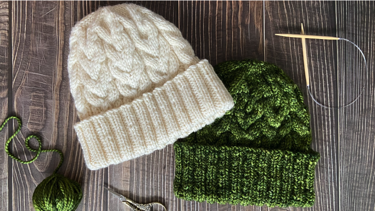 Great Divide Cabled Beanie | The Knitting Circle
