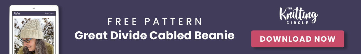 Great Divide Cabled Beanie | The Knitting Circle