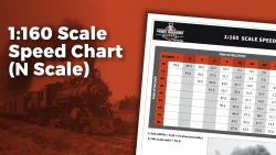 Degree of Curve to Scale Radius Chart PDF | Model Railroad Academy